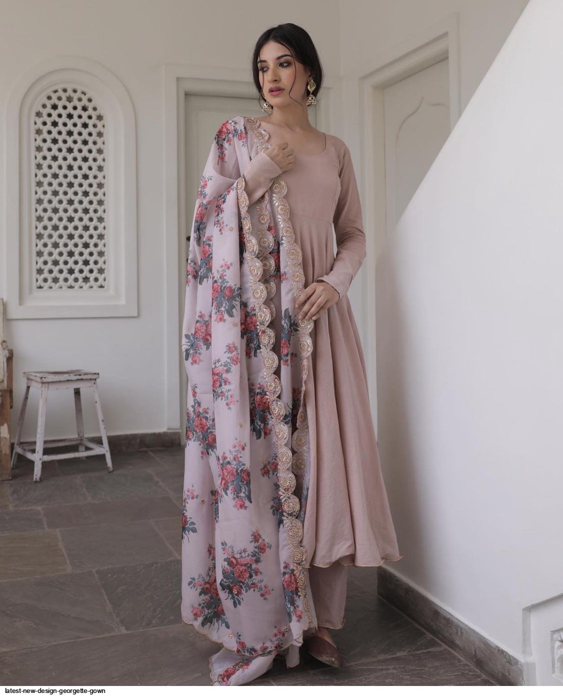 LATEST NEW DESIGN GEORGETTE GOWN