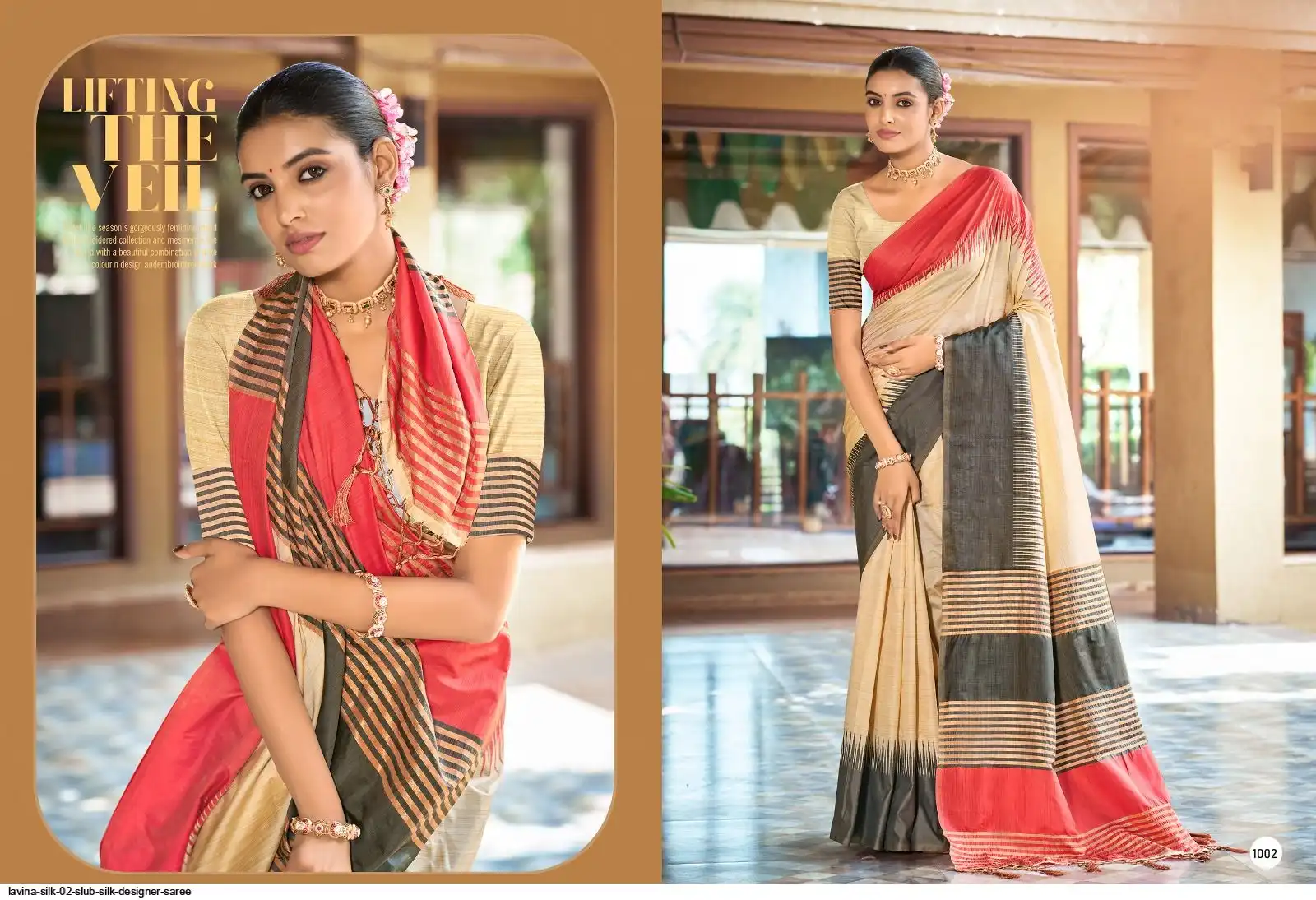 LAVINA SILK 02 Slub Silk