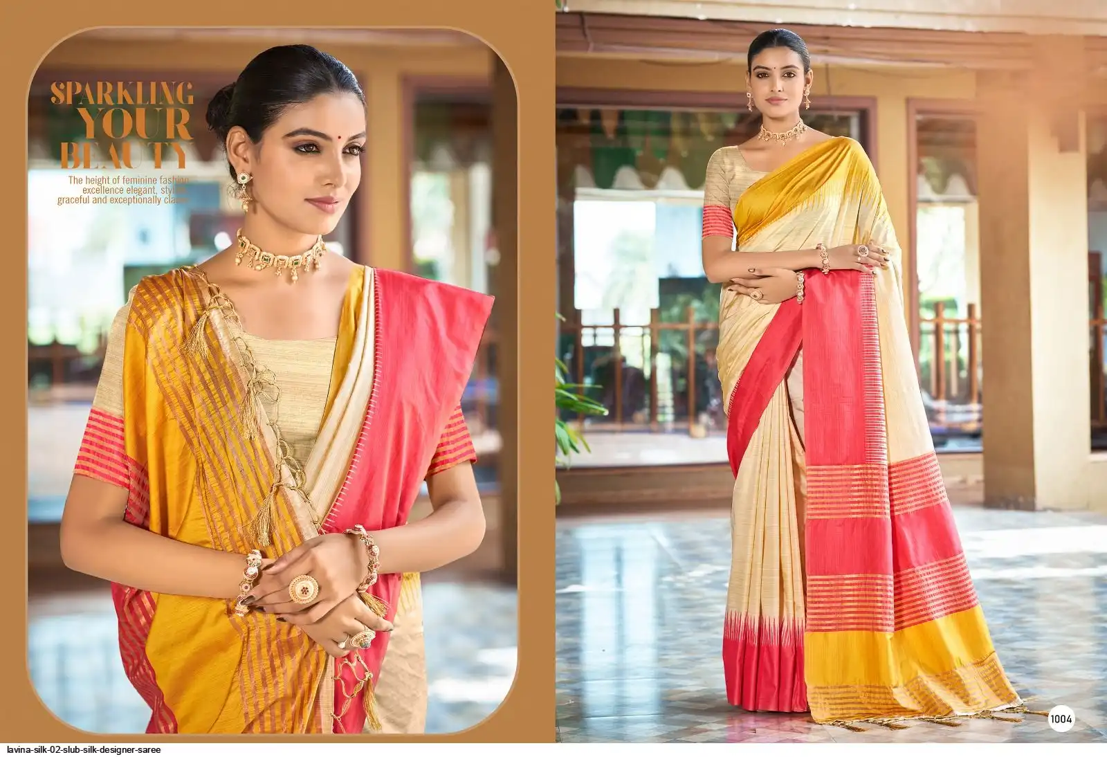 LAVINA SILK 02 Slub Silk