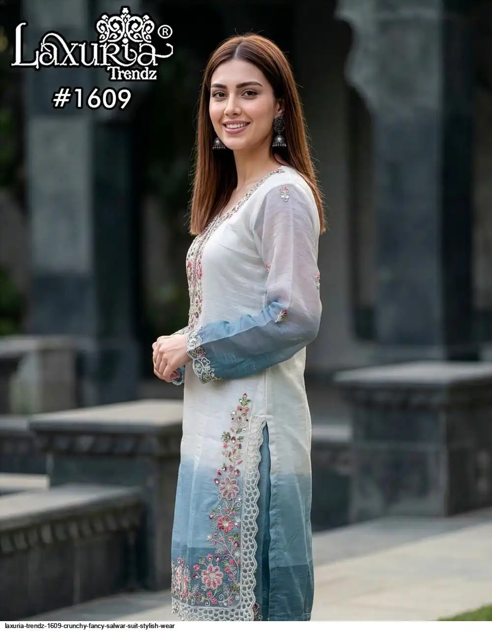 Laxuria Trendz 1609 Crunchy Fancy Salwar Suit Stylish Wear