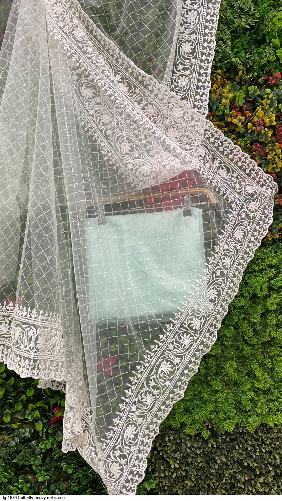 LG 1670 BUTTERFLY HEAVY NET SAREE