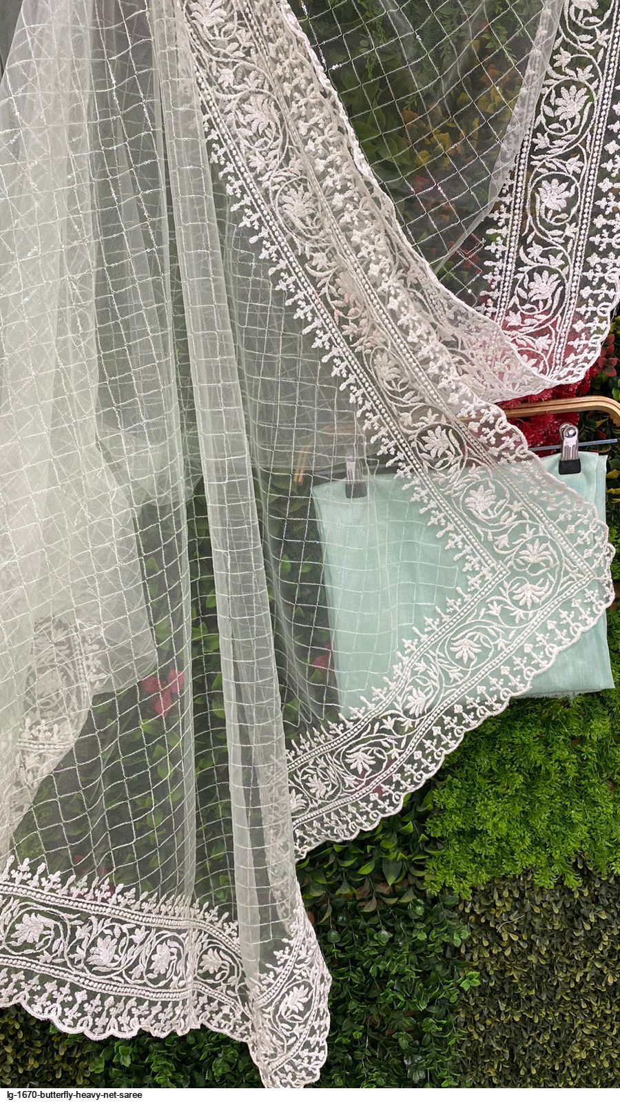 LG 1670 BUTTERFLY HEAVY NET SAREE