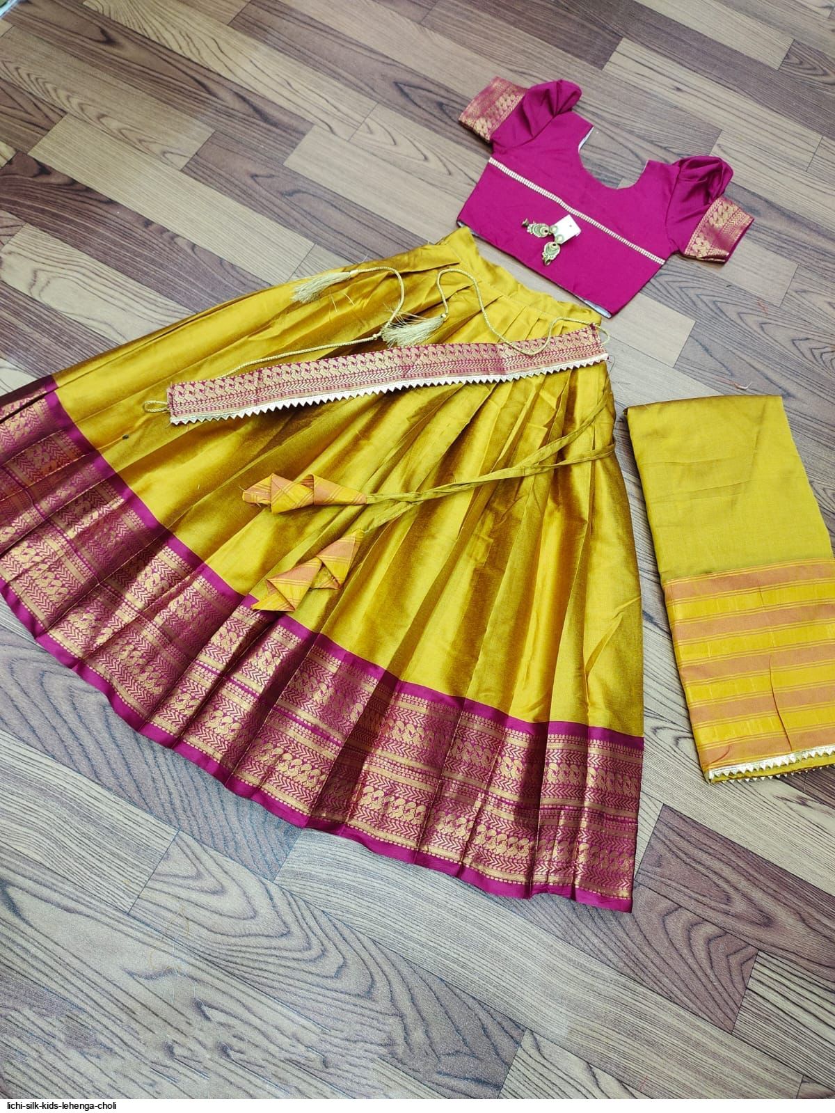 Lichi Silk KIDS LEHENGA CHOLI