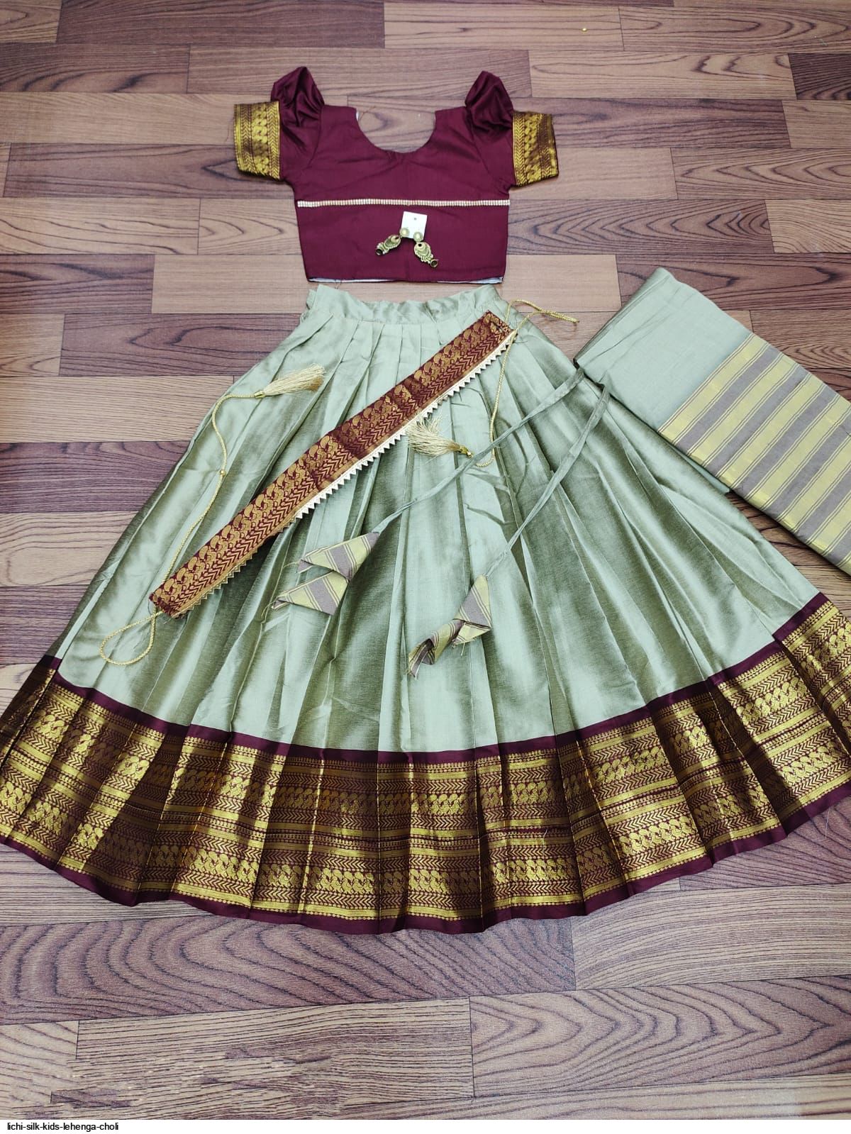 Lichi Silk KIDS LEHENGA CHOLI