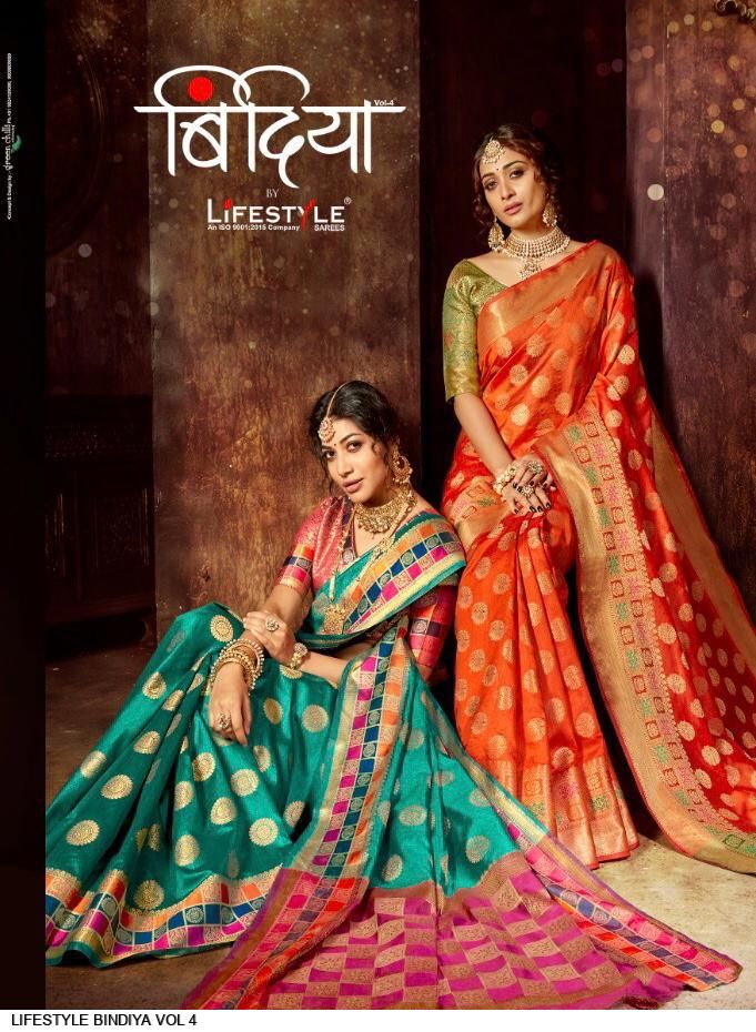 LIFESTYLE BINDIYA VOL 4 | Lifestyle Sarees New Catalog