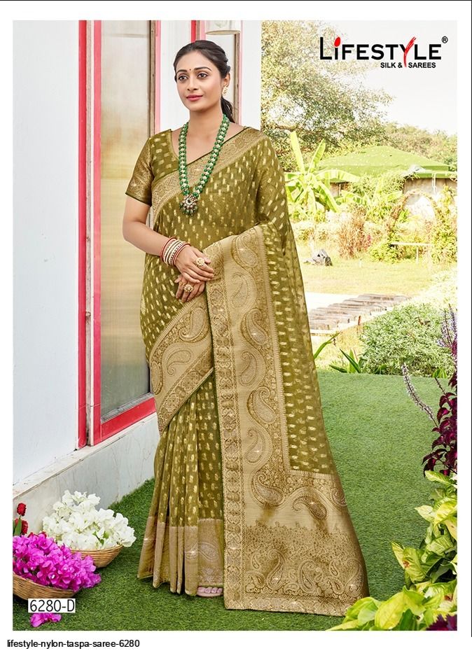 LIFESTYLE NYLON TASPA SAREE 6280