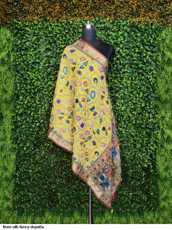 Linen silk fancy Dupatta