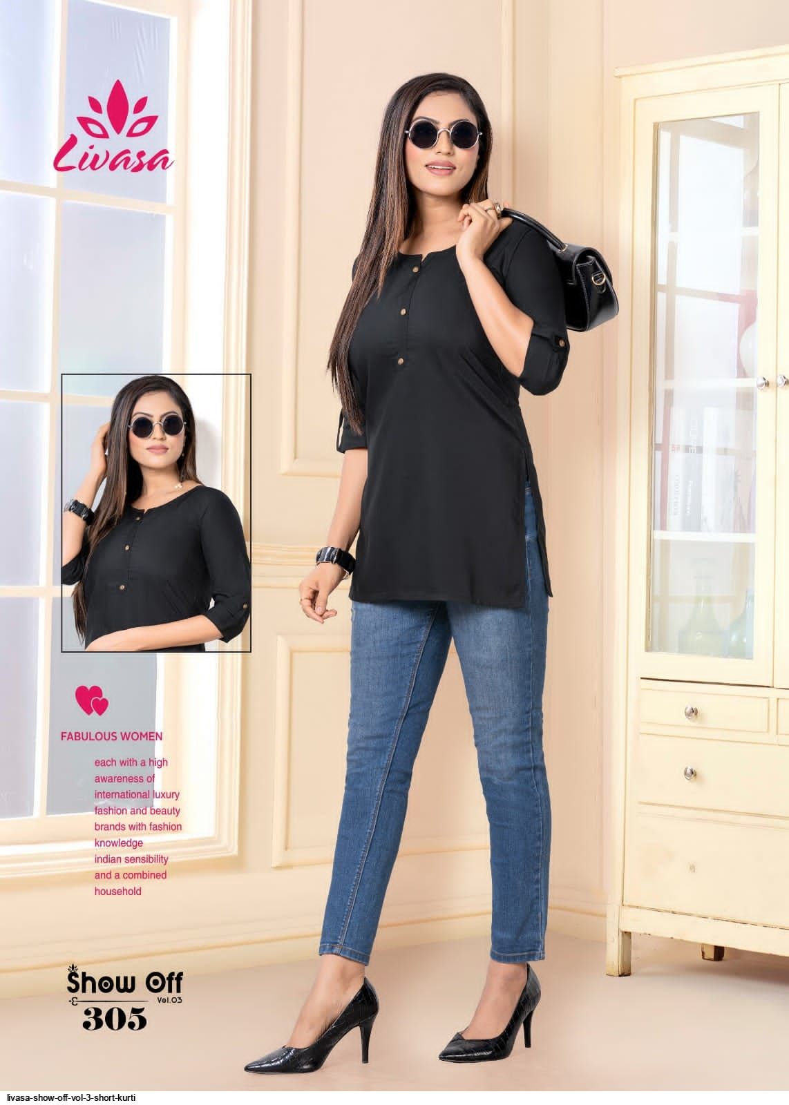 LIVASA SHOW OFF VOL 3 SHORT KURTI