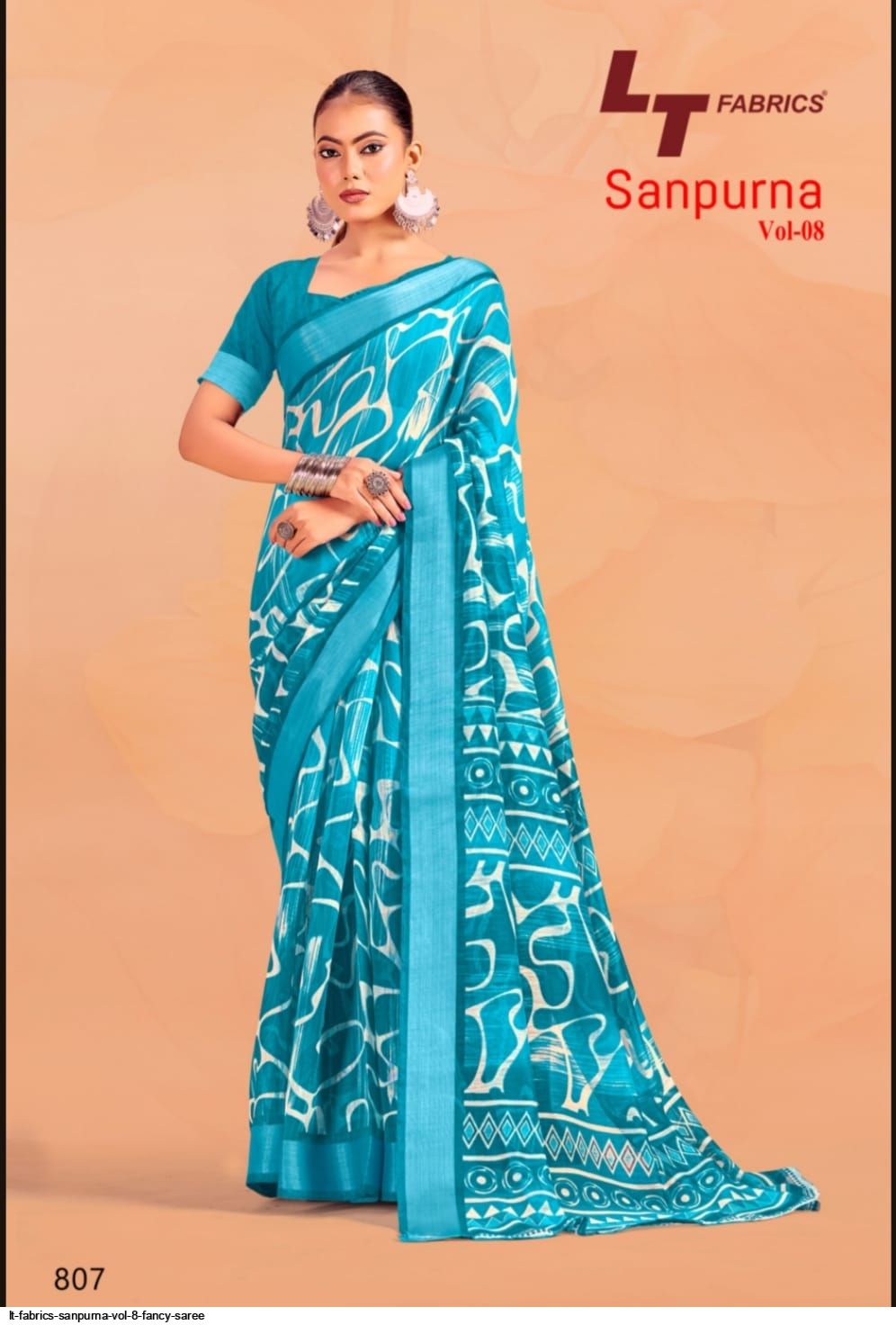 LT FABRICS SANPURNA VOL 8 FANCY SAREE