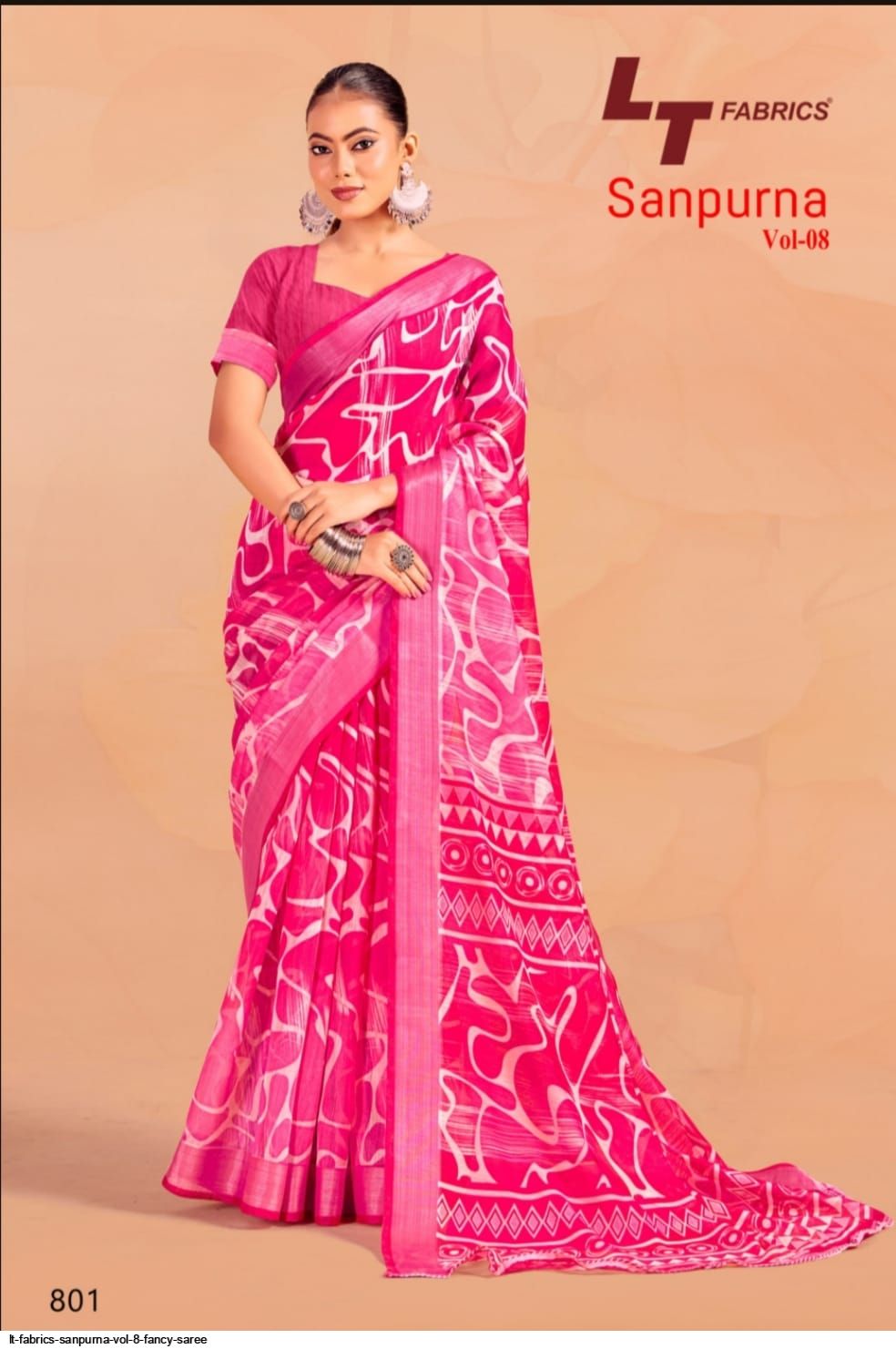 LT FABRICS SANPURNA VOL 8 FANCY SAREE