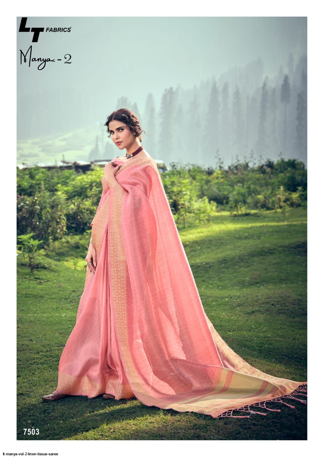 LT MANYA VOL 2 LINEN TISSUE SAREE