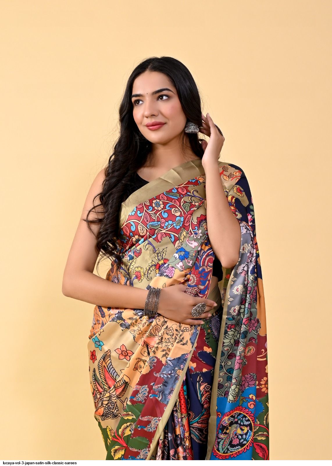 Lucaya Vol 3 japan satin silk classic sarees