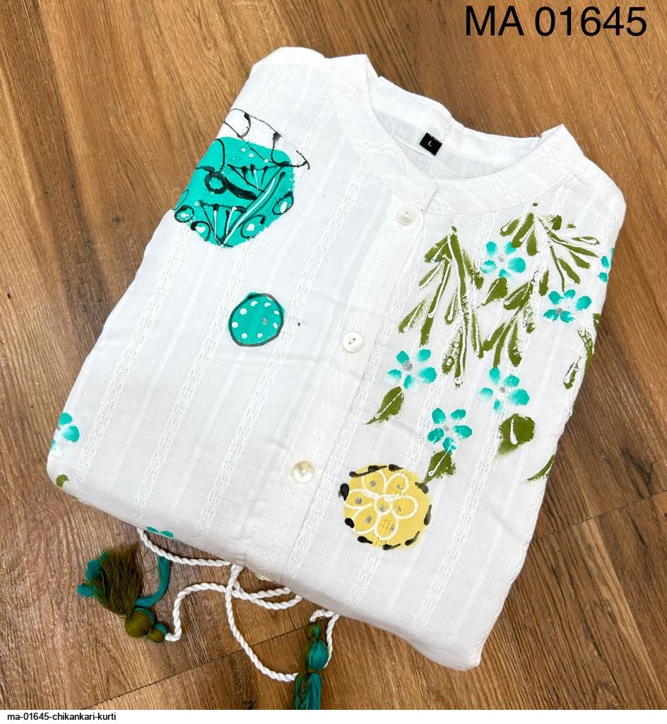 MA 01645 CHIKANKARI KURTI