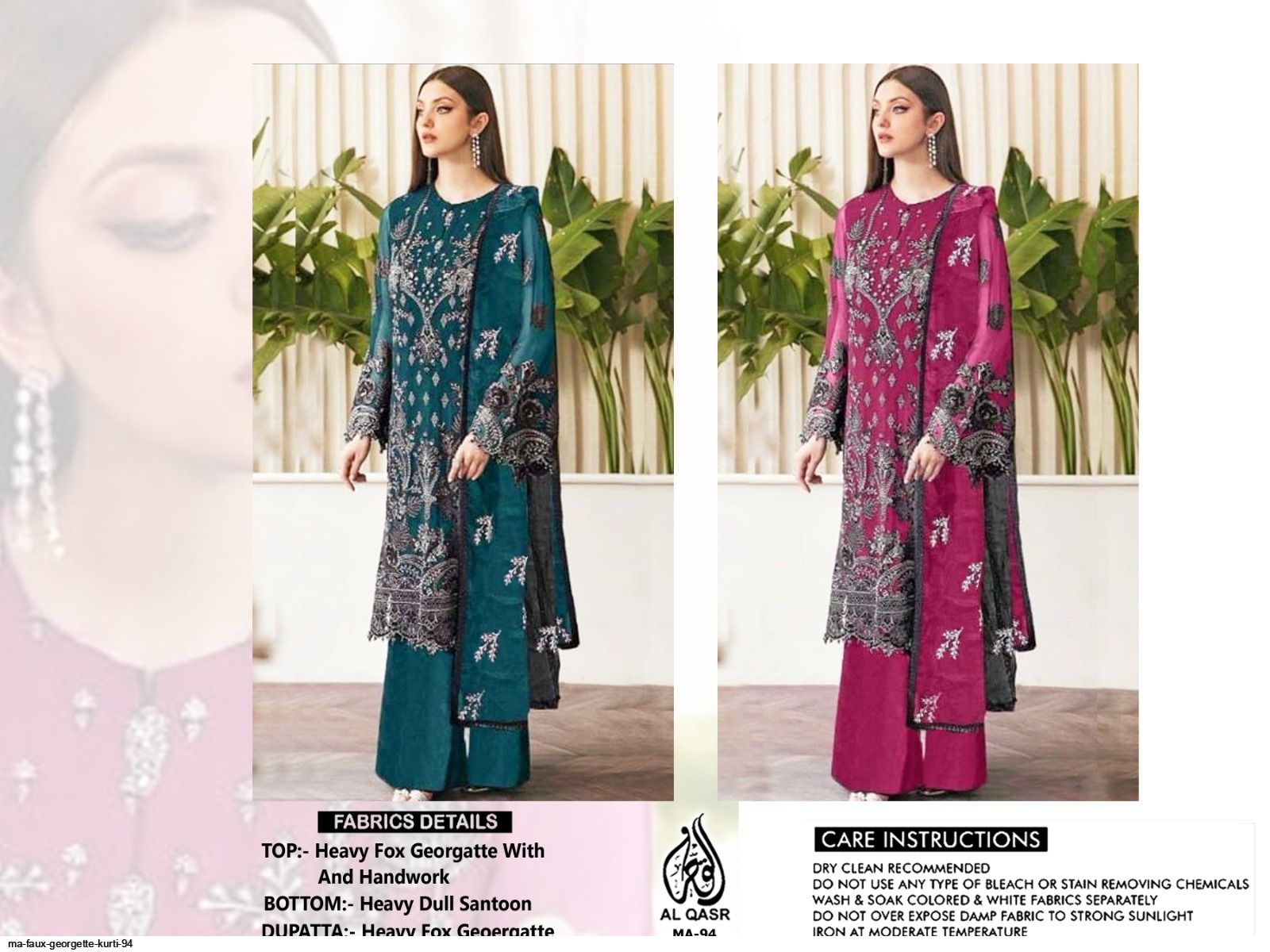 MA Faux Georgette kurti 94