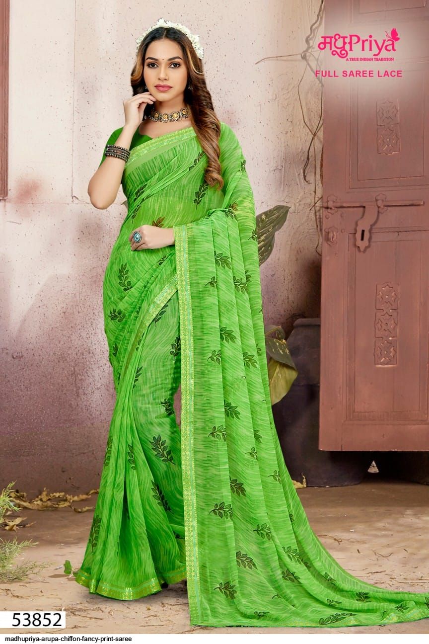MADHUPRIYA ARUPA CHIFFON FANCY PRINT SAREE