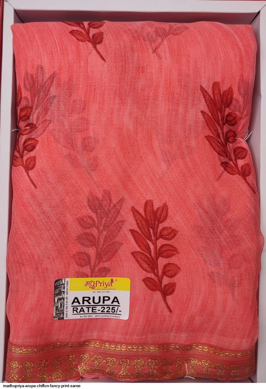 MADHUPRIYA ARUPA CHIFFON FANCY PRINT SAREE