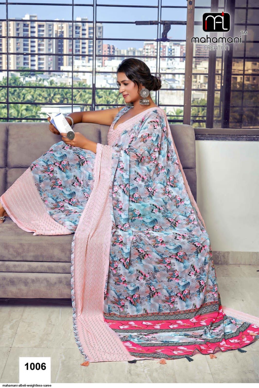 MAHAMANI ALBELI weightless saree