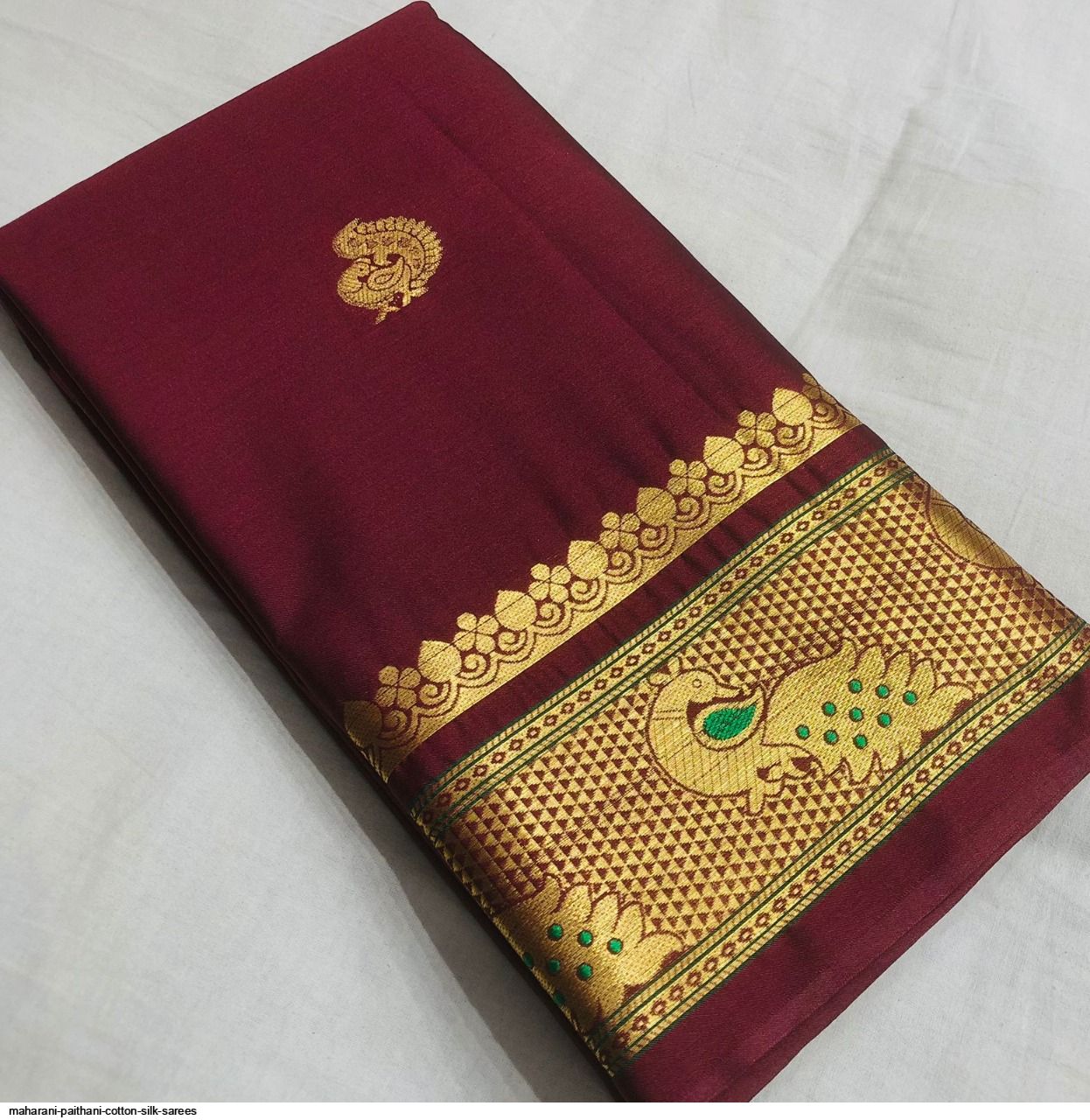 Maharani paithani Cotton Silk sarees
