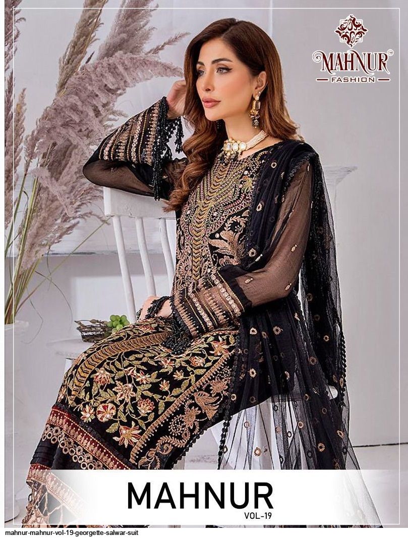 MAHNUR MAHNUR VOL 19 georgette salwar suit