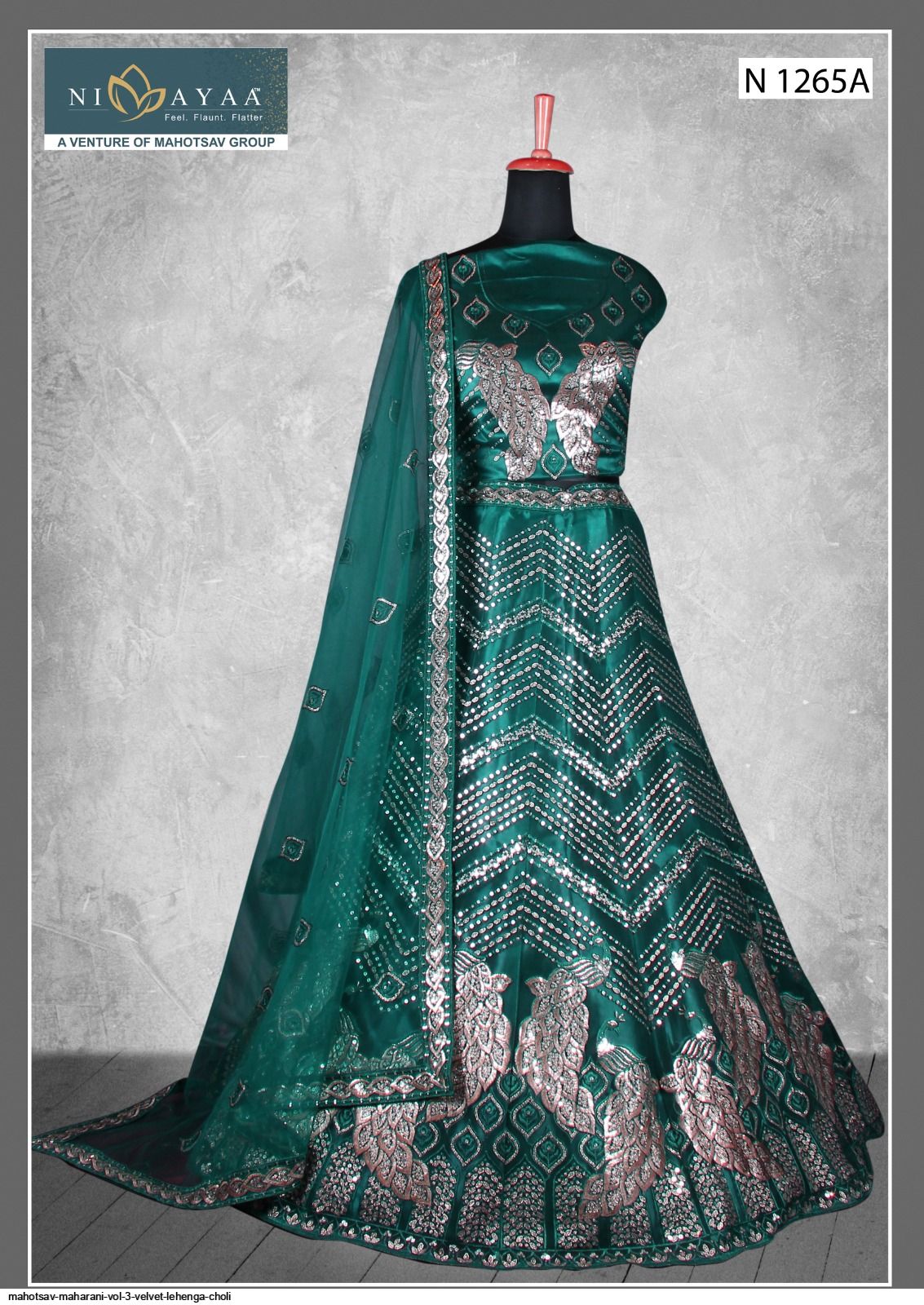 Mahotsav MAHARANI VOL 3 velvet lehenga choli