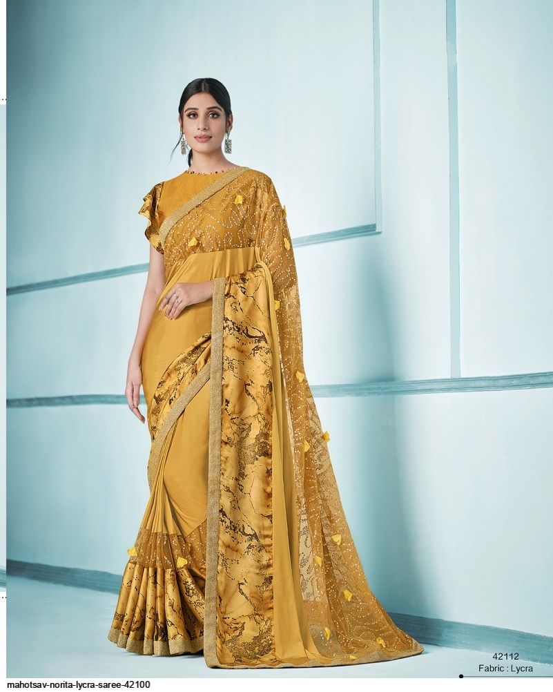 MAHOTSAV NORITA LYCRA saree 42100