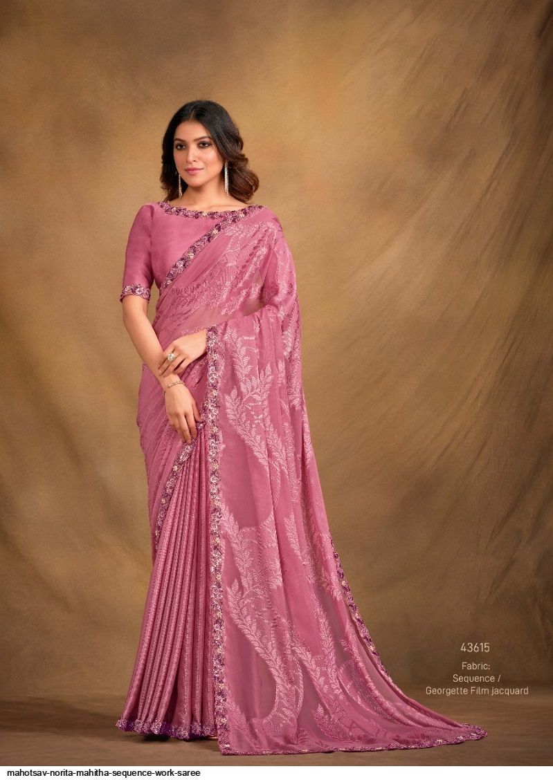MAHOTSAV NORITA MAHITHA SEQUENCE WORK SAREE