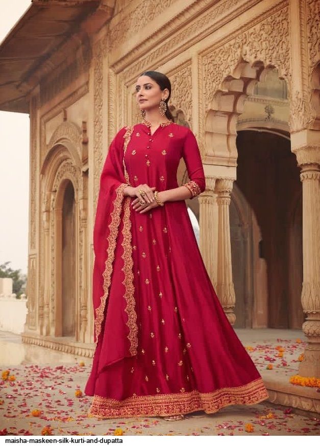 maisha-maskeen-silk-GOWN-and-dupatta