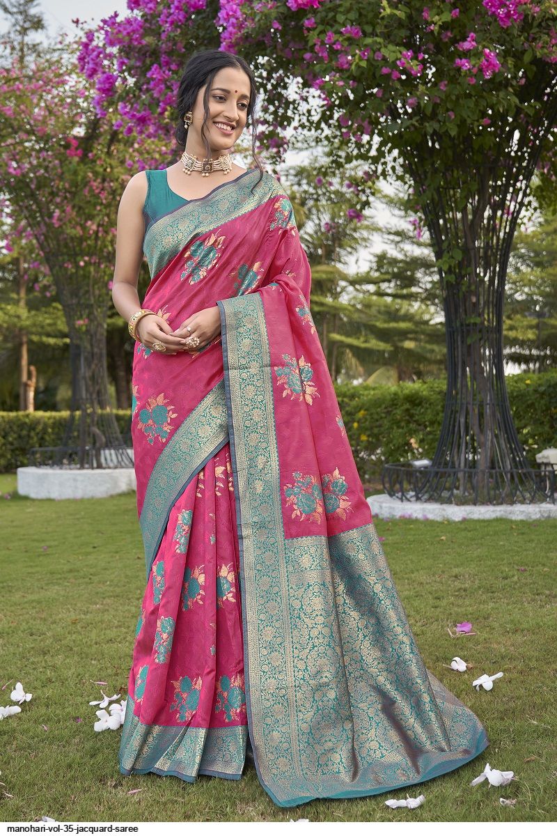 MANOHARI VOL 35 JACQUARD SAREE
