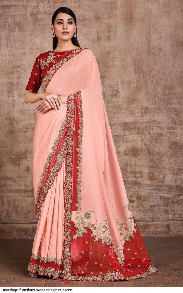 Marriage Functions Wear Designer Saree