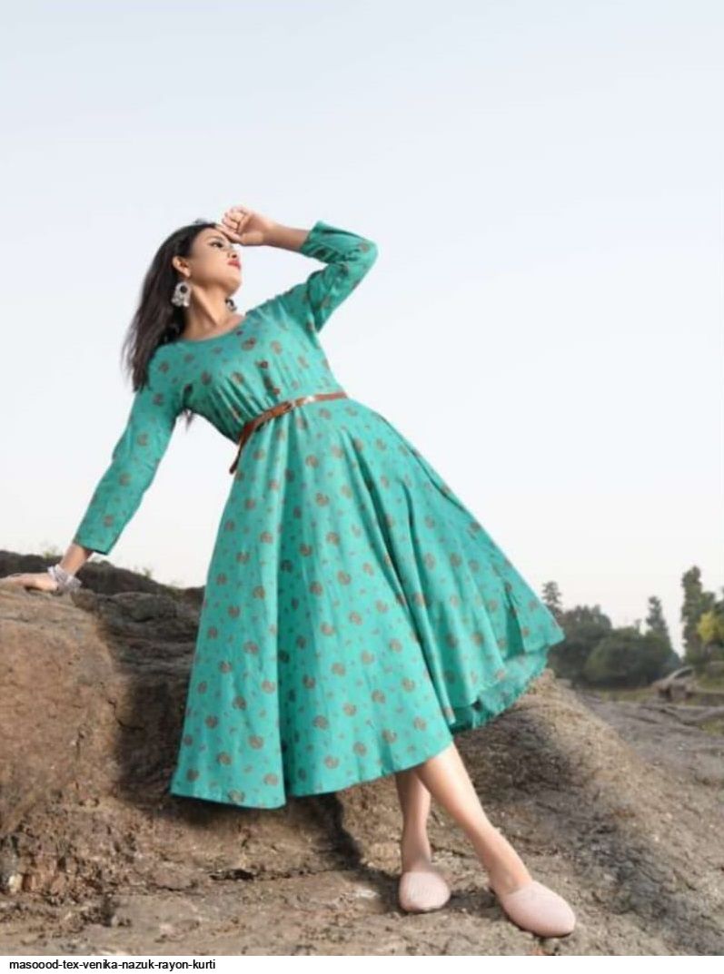 MASOOOD TEX VENIKA NAZUK RAYON KURTI