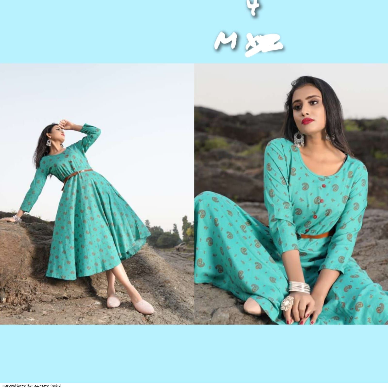 MASOOOD TEX VENIKA NAZUK RAYON KURTI