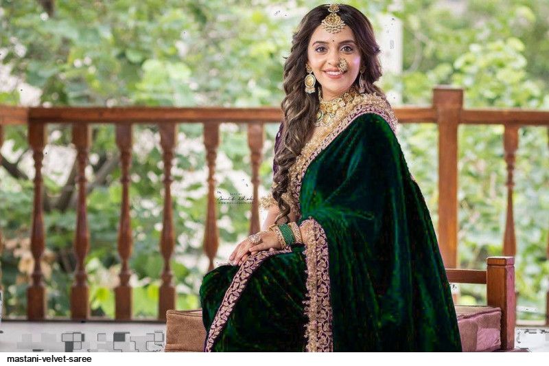 Mastani VELVET SAREE