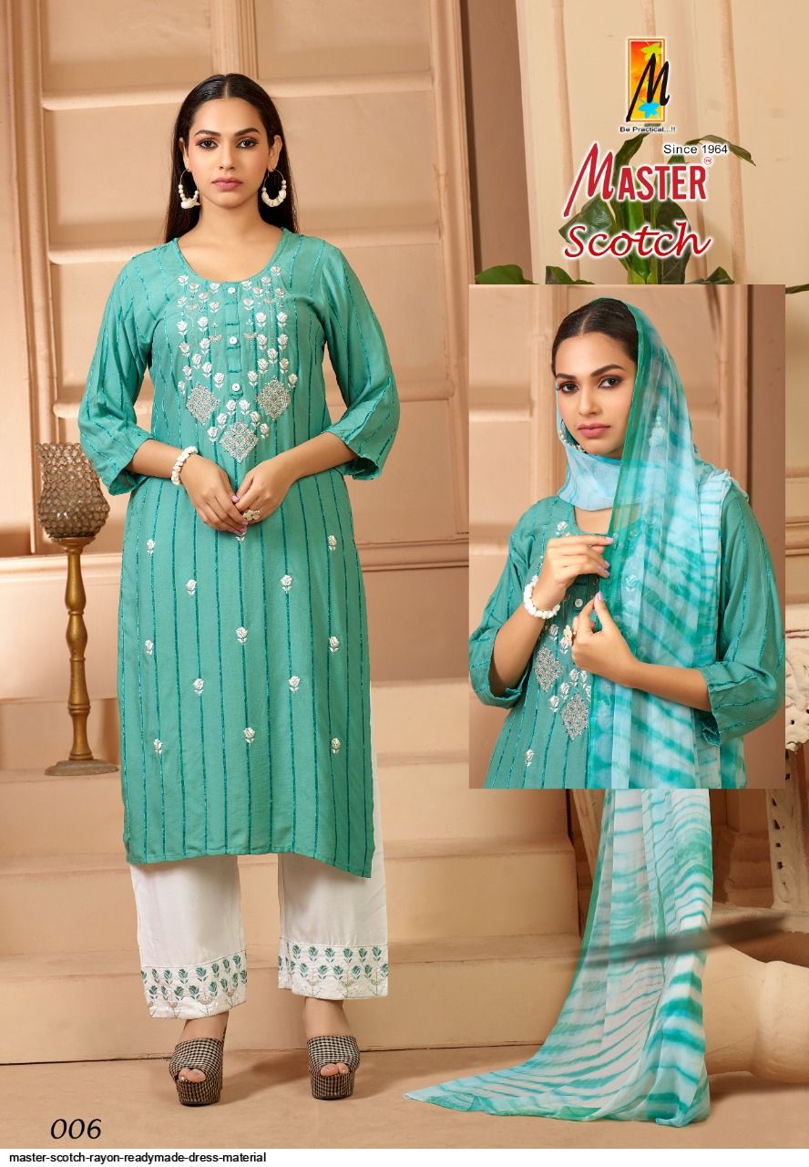 MASTER SCOTCH RAYON readymade dress material