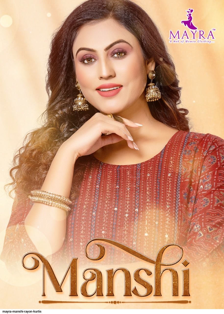MAYRA MANSHI RAYON KURTIS