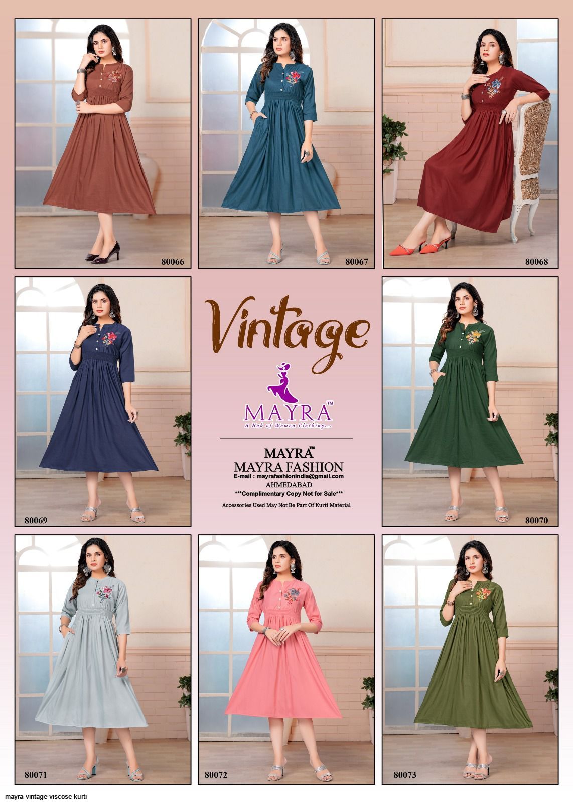 MAYRA VINTAGE Viscose kurti