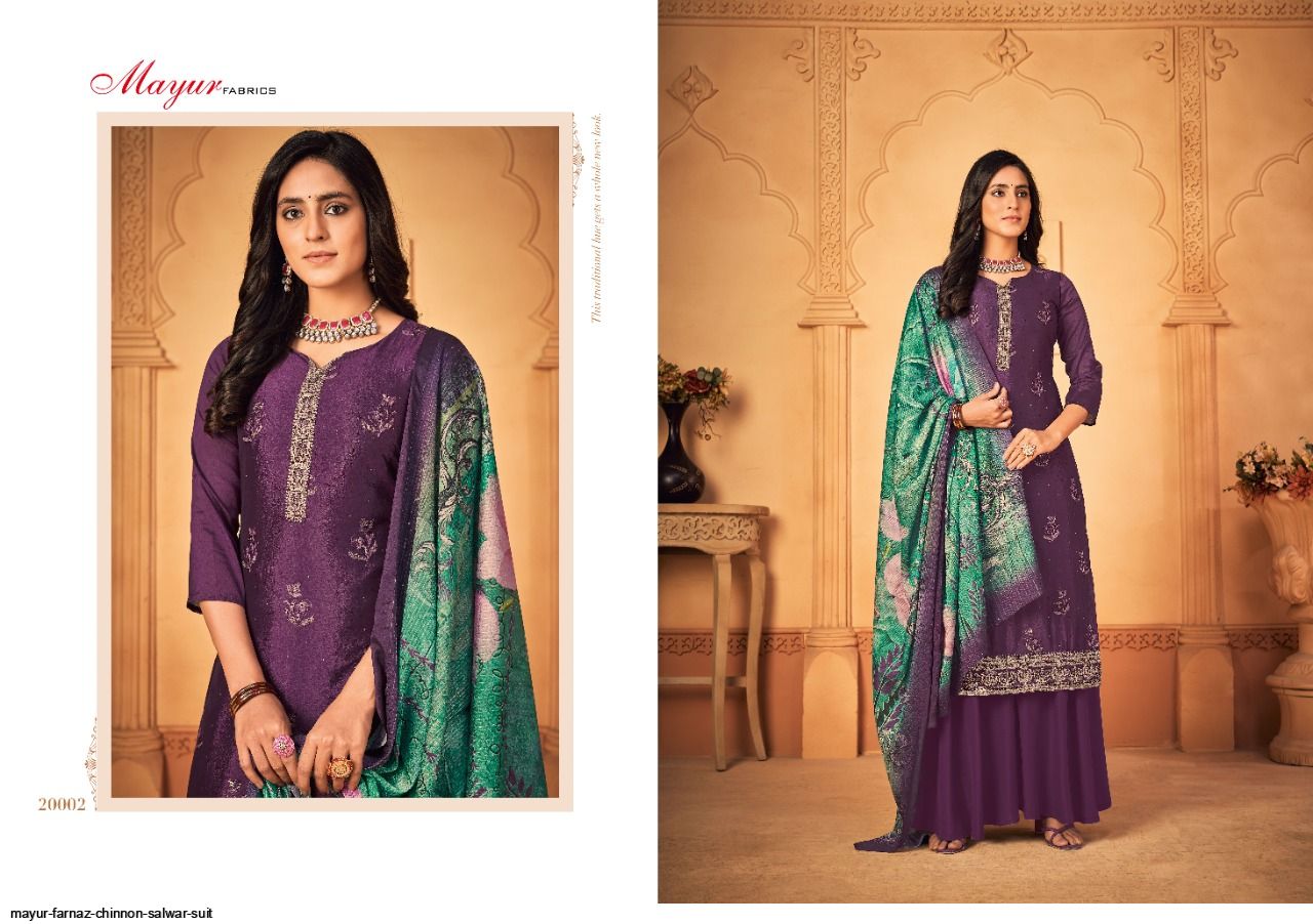 Mayur FARNAZ CHINNON SALWAR SUIT