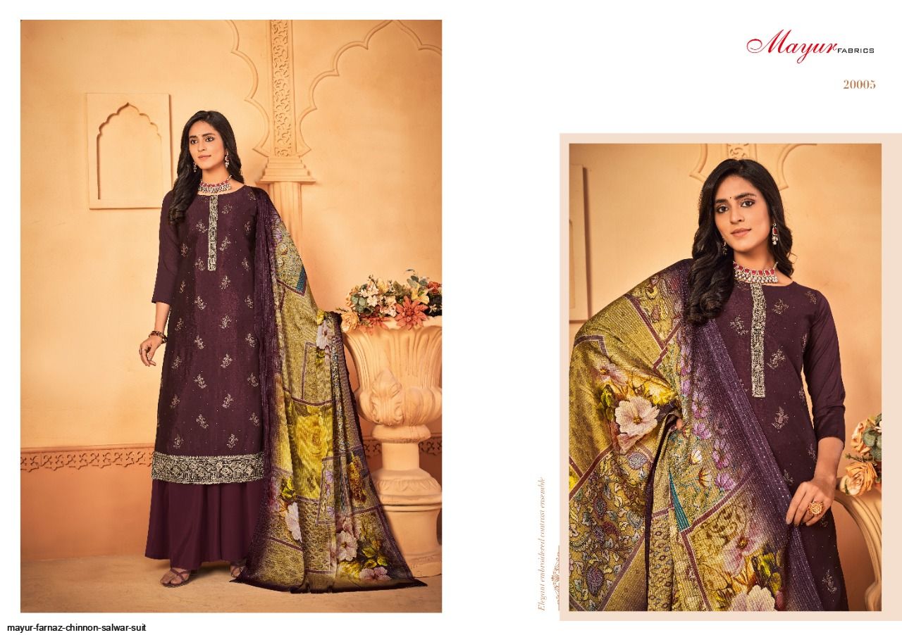 Mayur FARNAZ CHINNON SALWAR SUIT