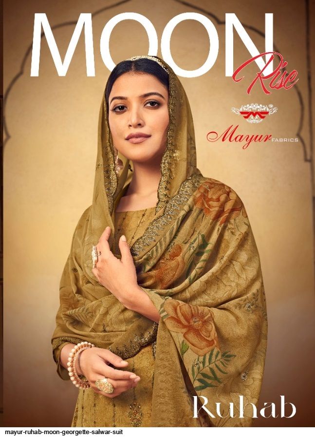 Mayur Ruhab Moon georgette salwar suit