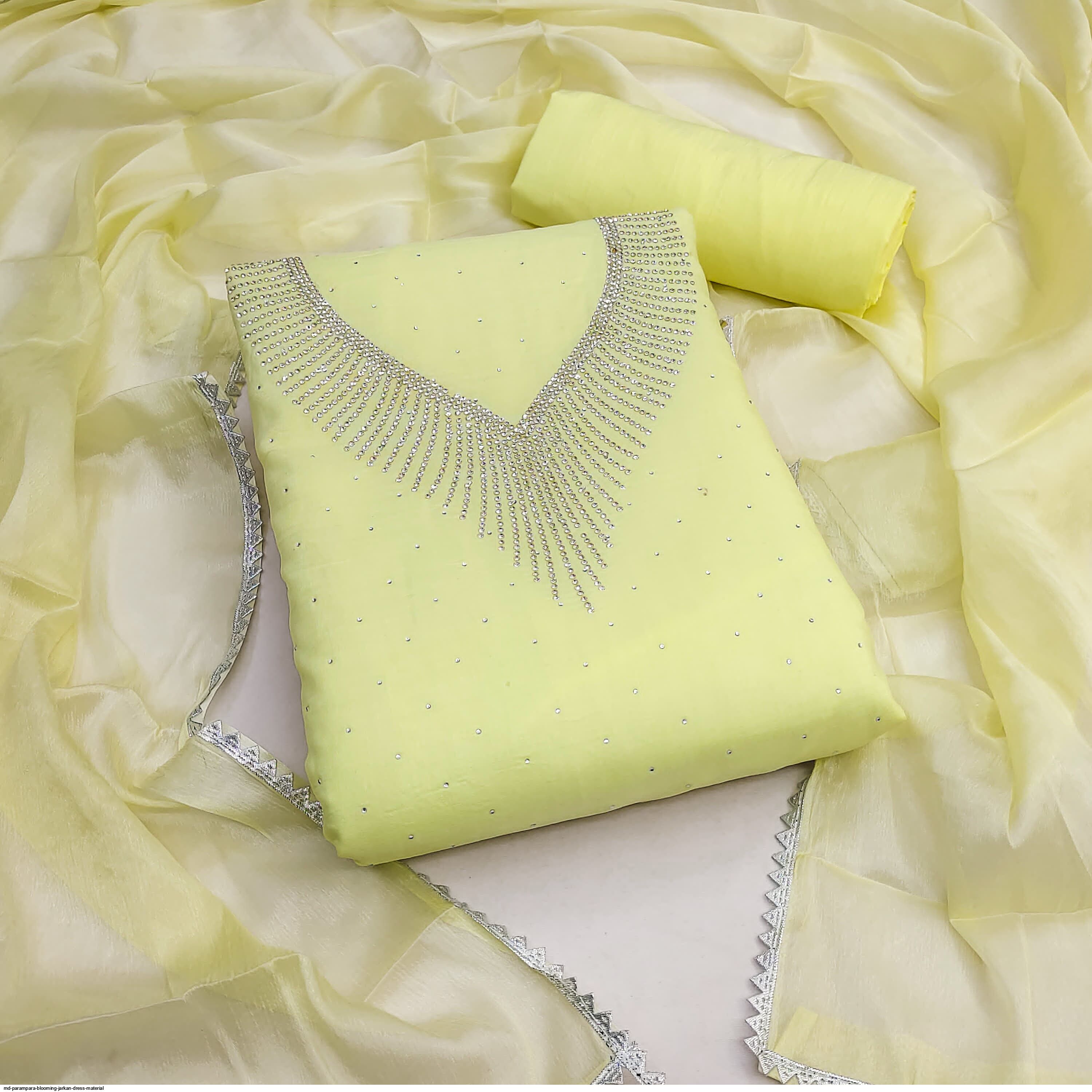 MD Parampara Blooming jarkan DRESS MATERIAL