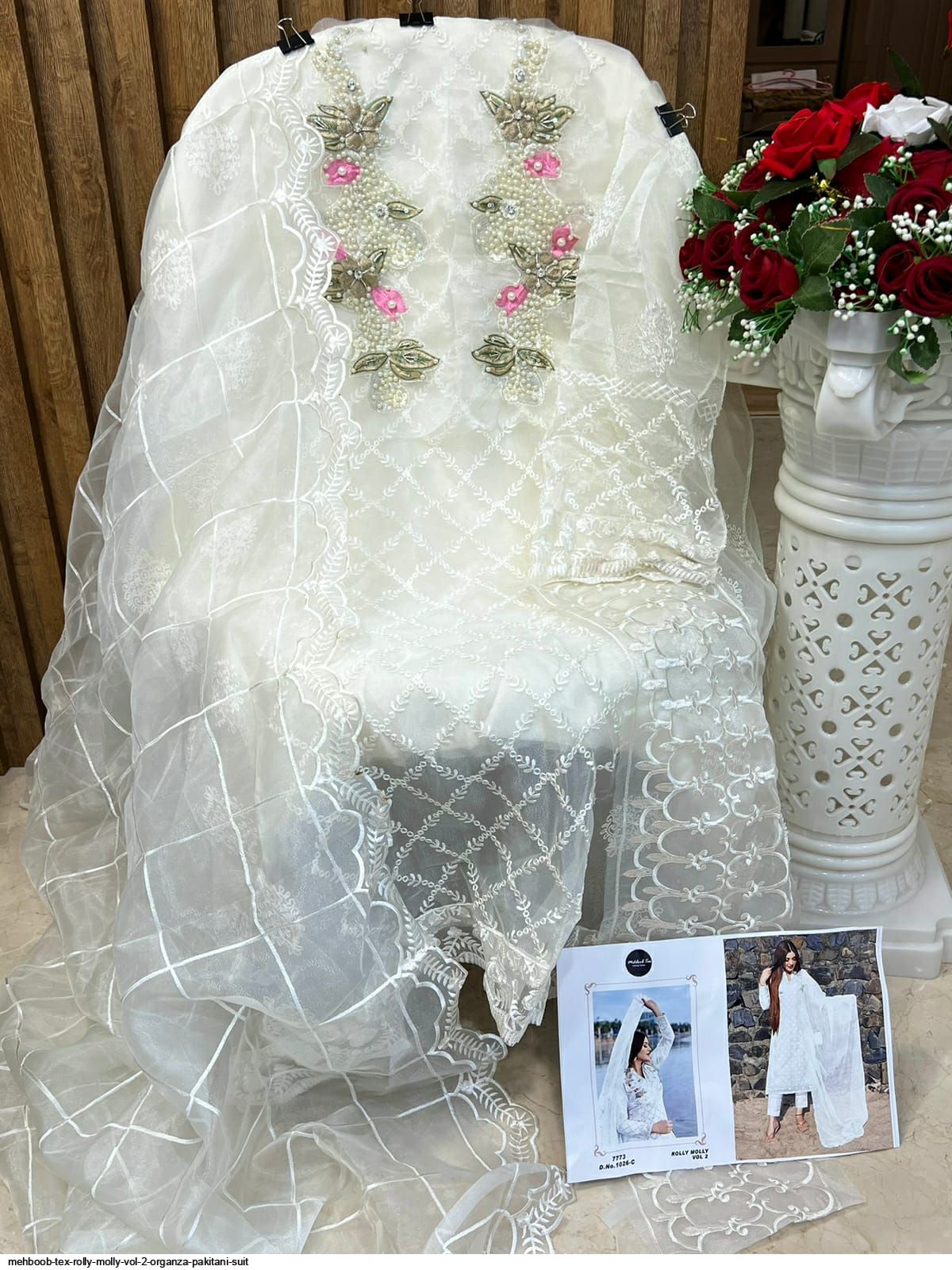 mehboob tex Rolly molly vol 2 organza pakitani suit