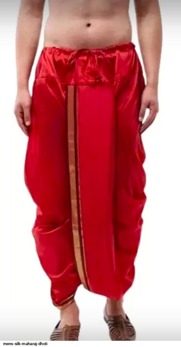 MENS SILK MAHARAJ DHOTI
