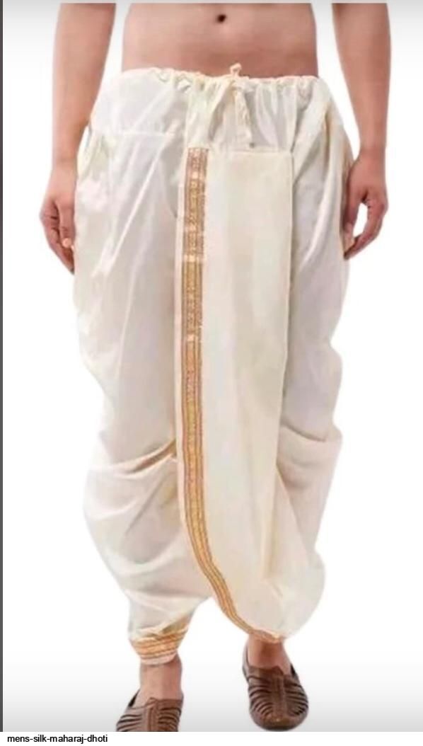 MENS SILK MAHARAJ DHOTI