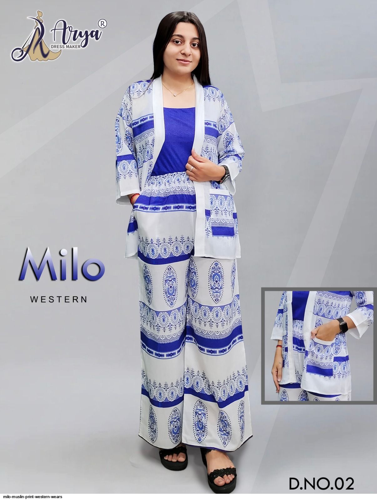 MILO Muslin Print WESTERN WEARS