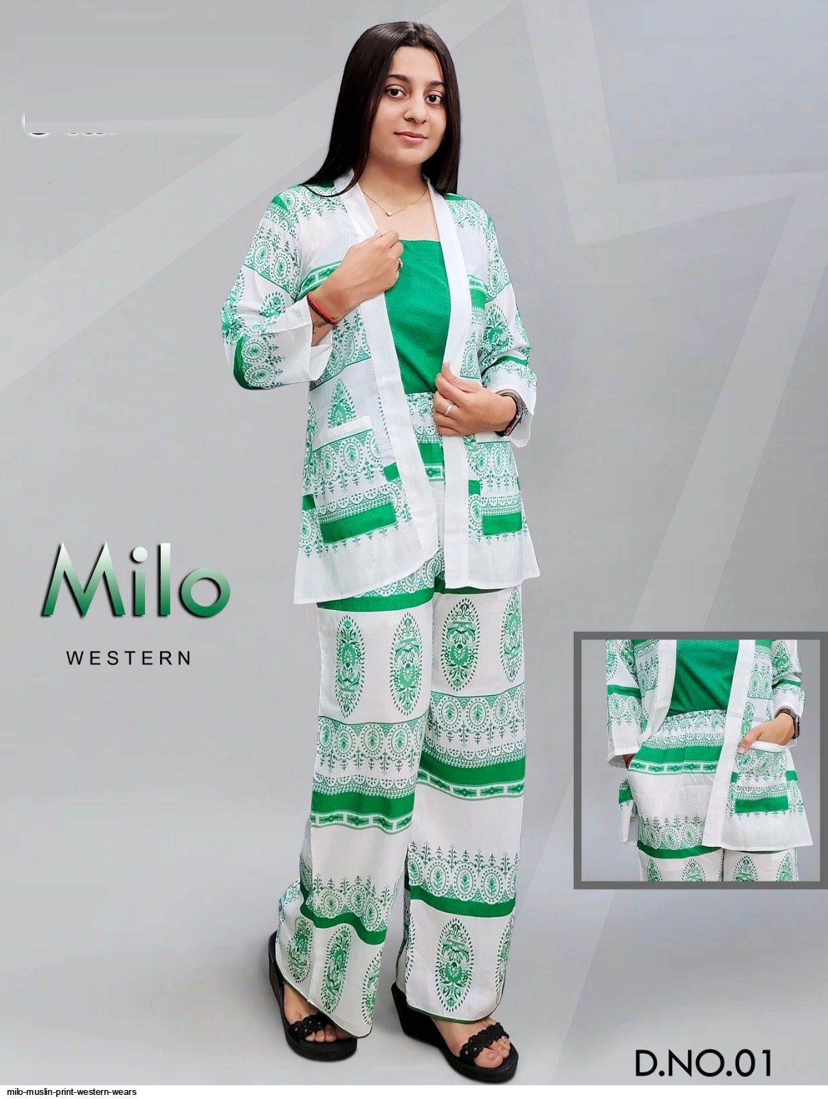 MILO Muslin Print WESTERN WEARS