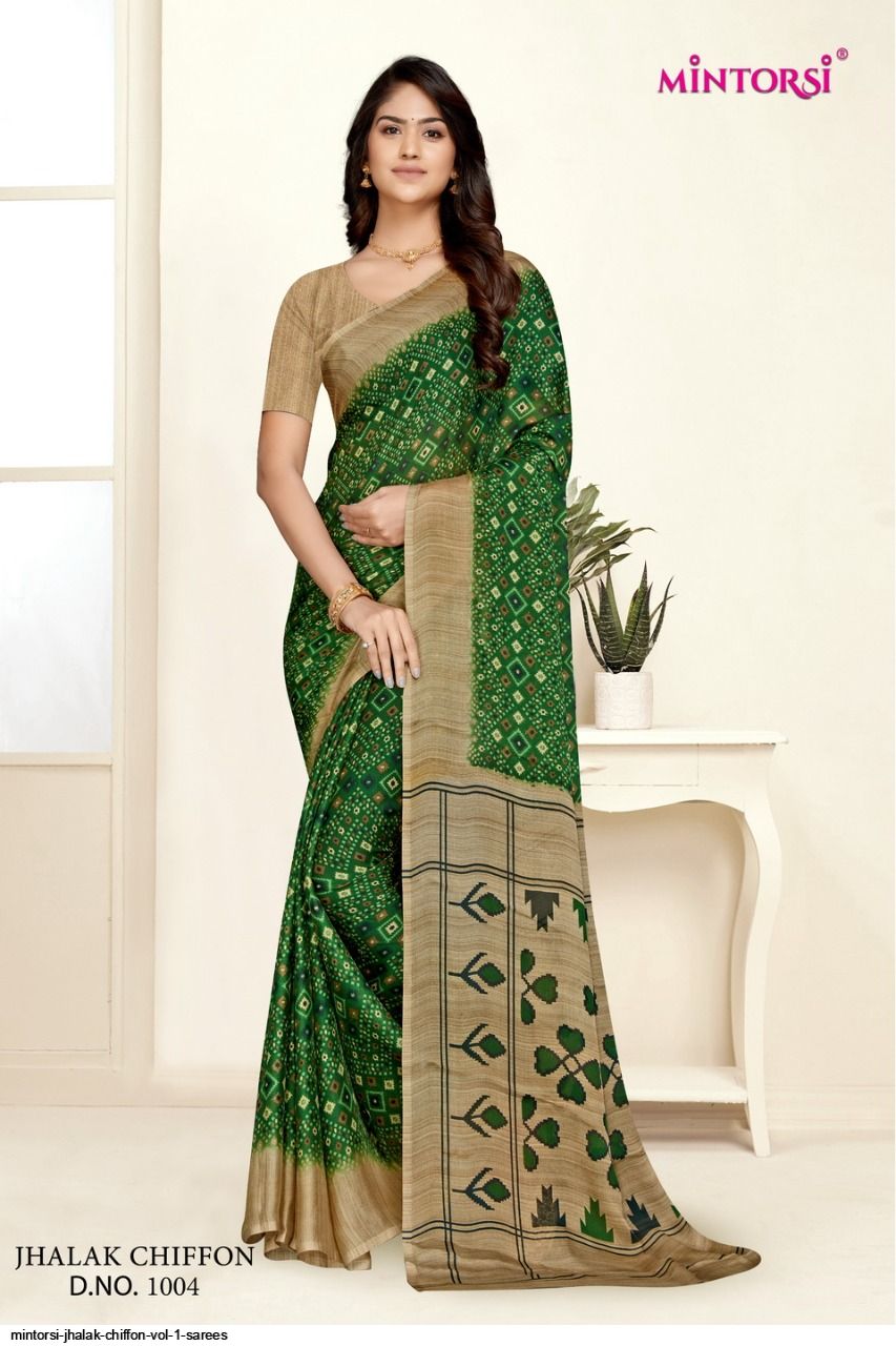 MINTORSI Jhalak Chiffon Vol 1 SAREES