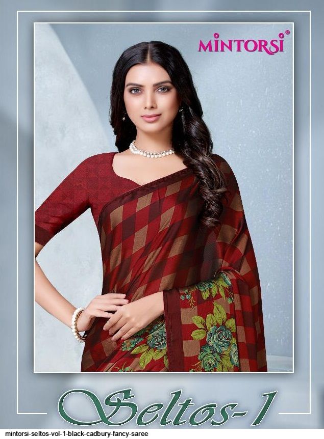 MINTORSI SELTOS VOL 1 Black Cadbury fancy saree
