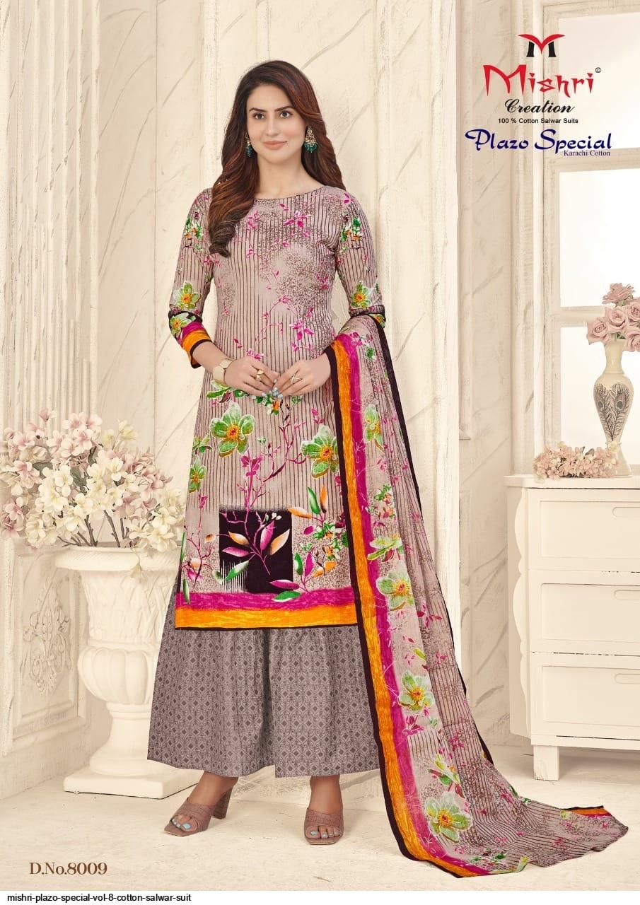 MISHRI PLAZO SPECIAL vol 8 cotton salwar suit