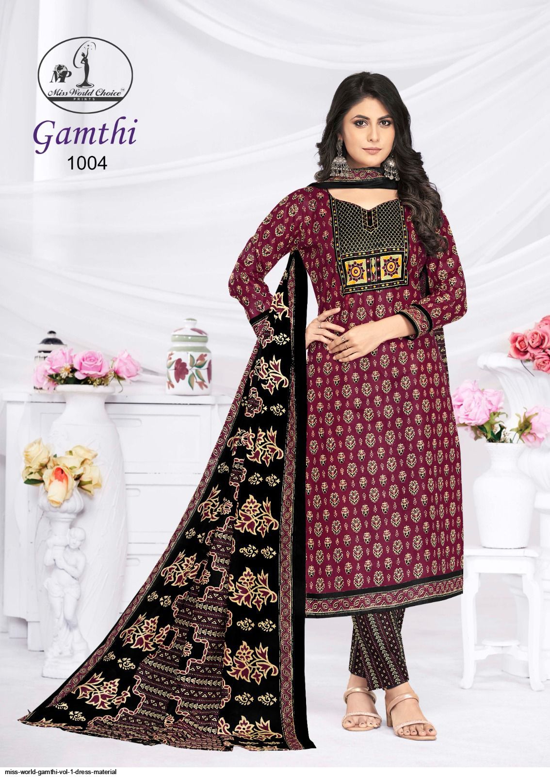 Miss World Gamthi Vol 1 Dress Material