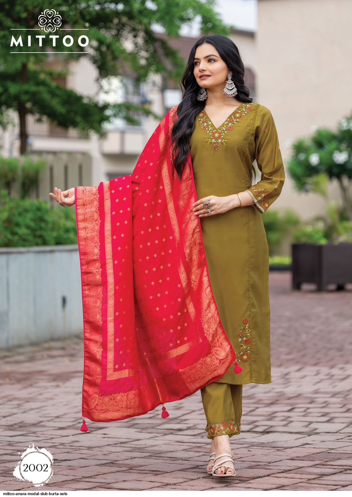 MITTOO Anara Modal Slub Kurta Sets