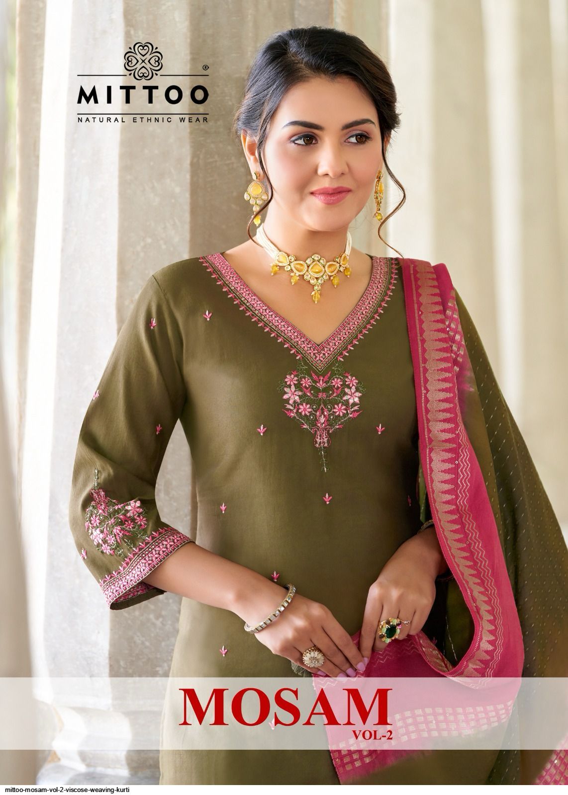 MITTOO MOSAM VOL 2 VISCOSE WEAVING KURTI